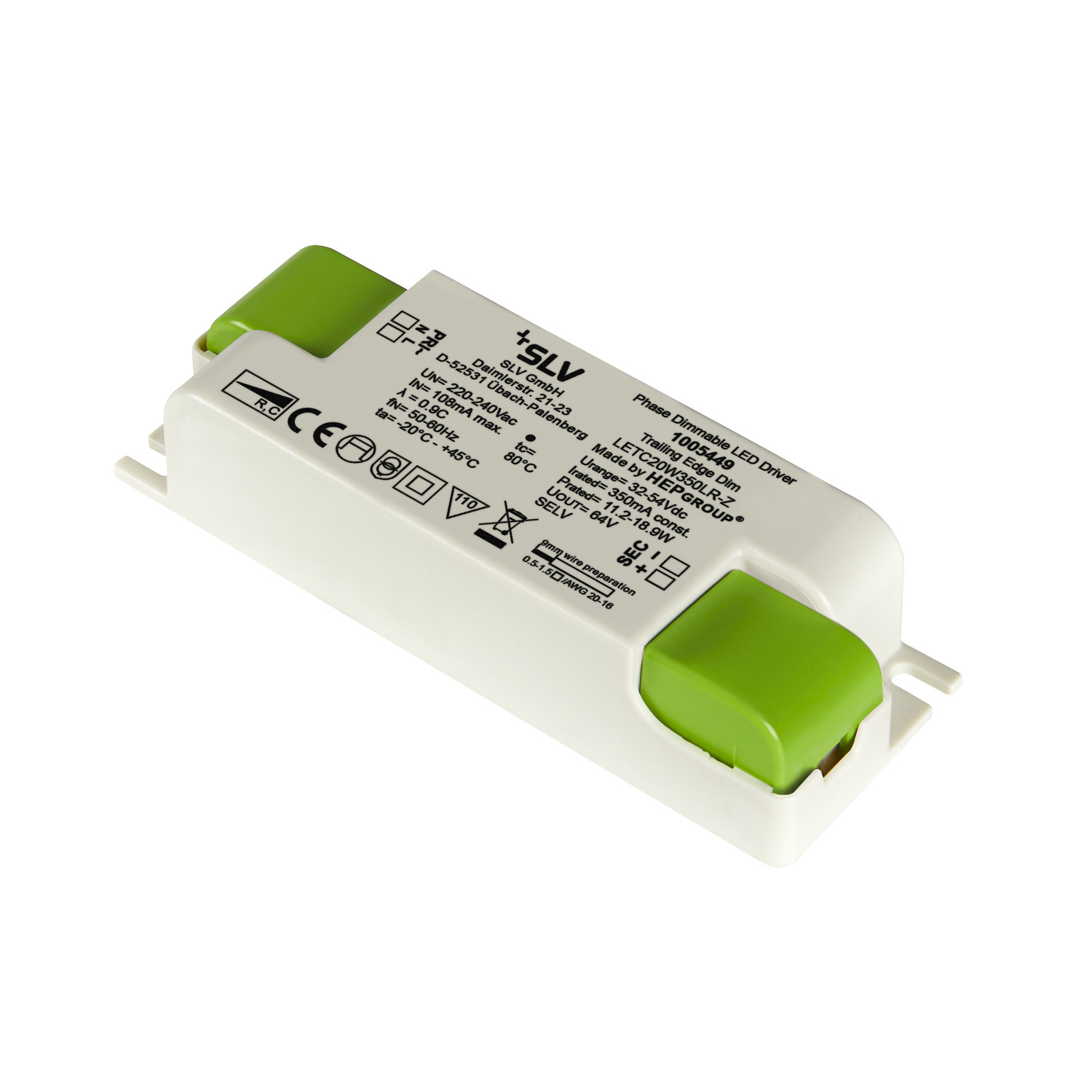 LED driver 20 W 350 mA PHASE - Sonepar ČR | Elektroinstalační materiál